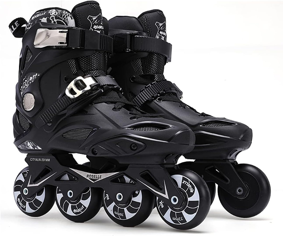 Inline Skates for Adult, Professional Single Row Roller Blades Speed S ...