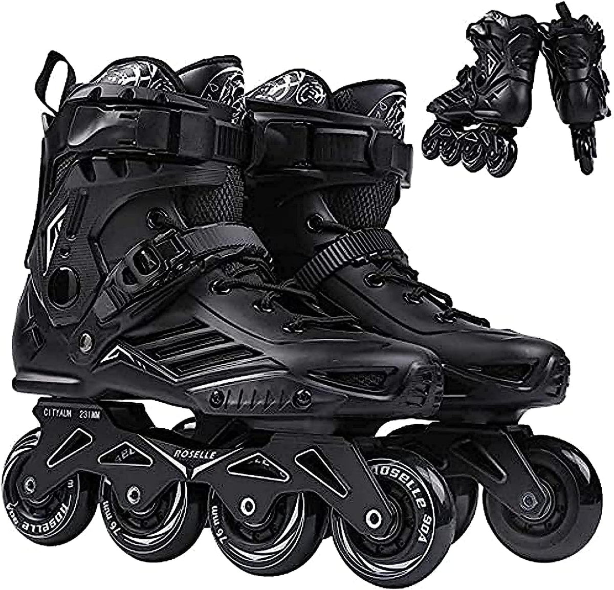 Professional adult skating shoes, Inline Skates for Adult, Single Row ...