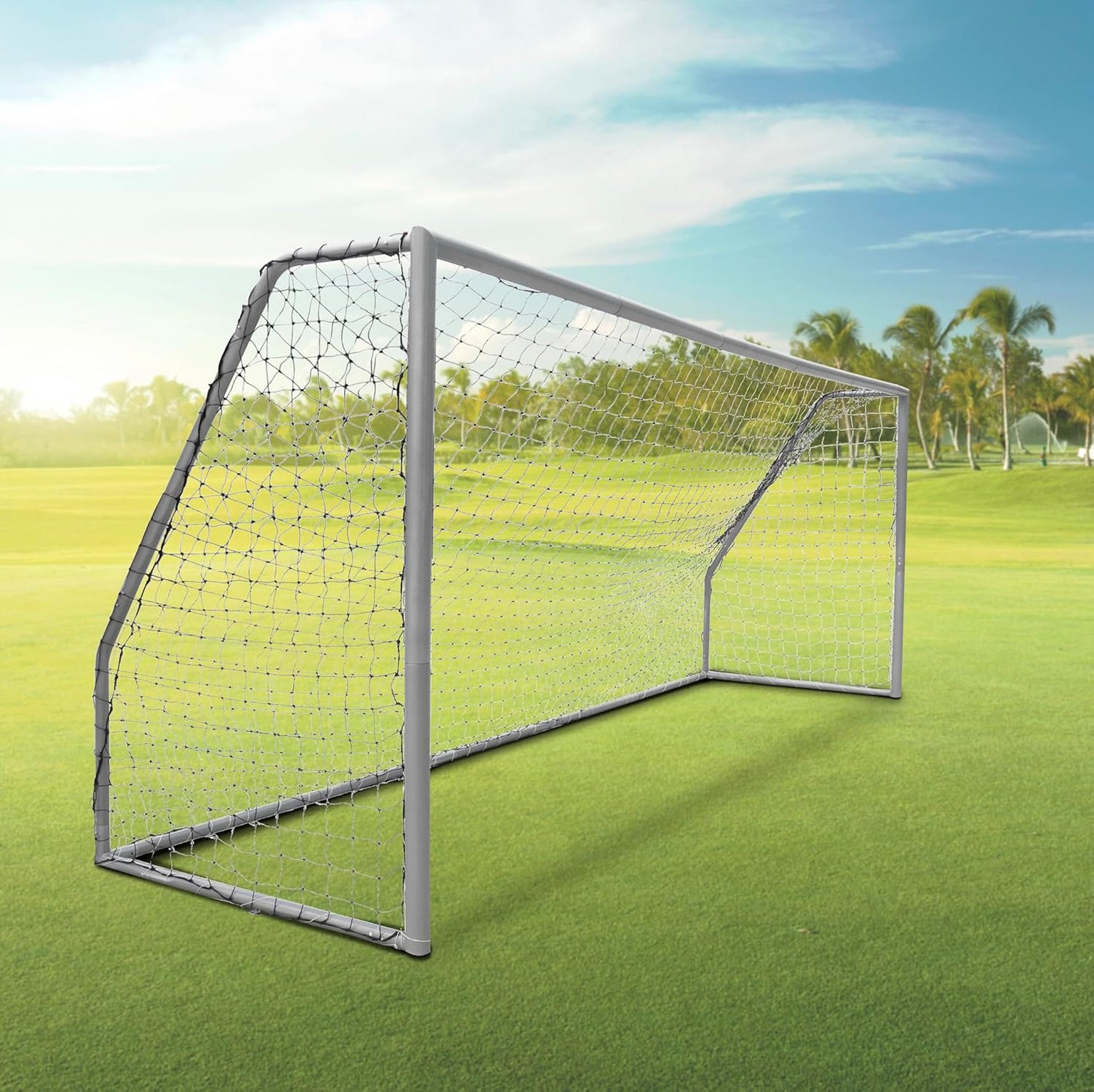Platinum Steel Football Goal Heavy Duty Premium quality 76mm with Dura ...